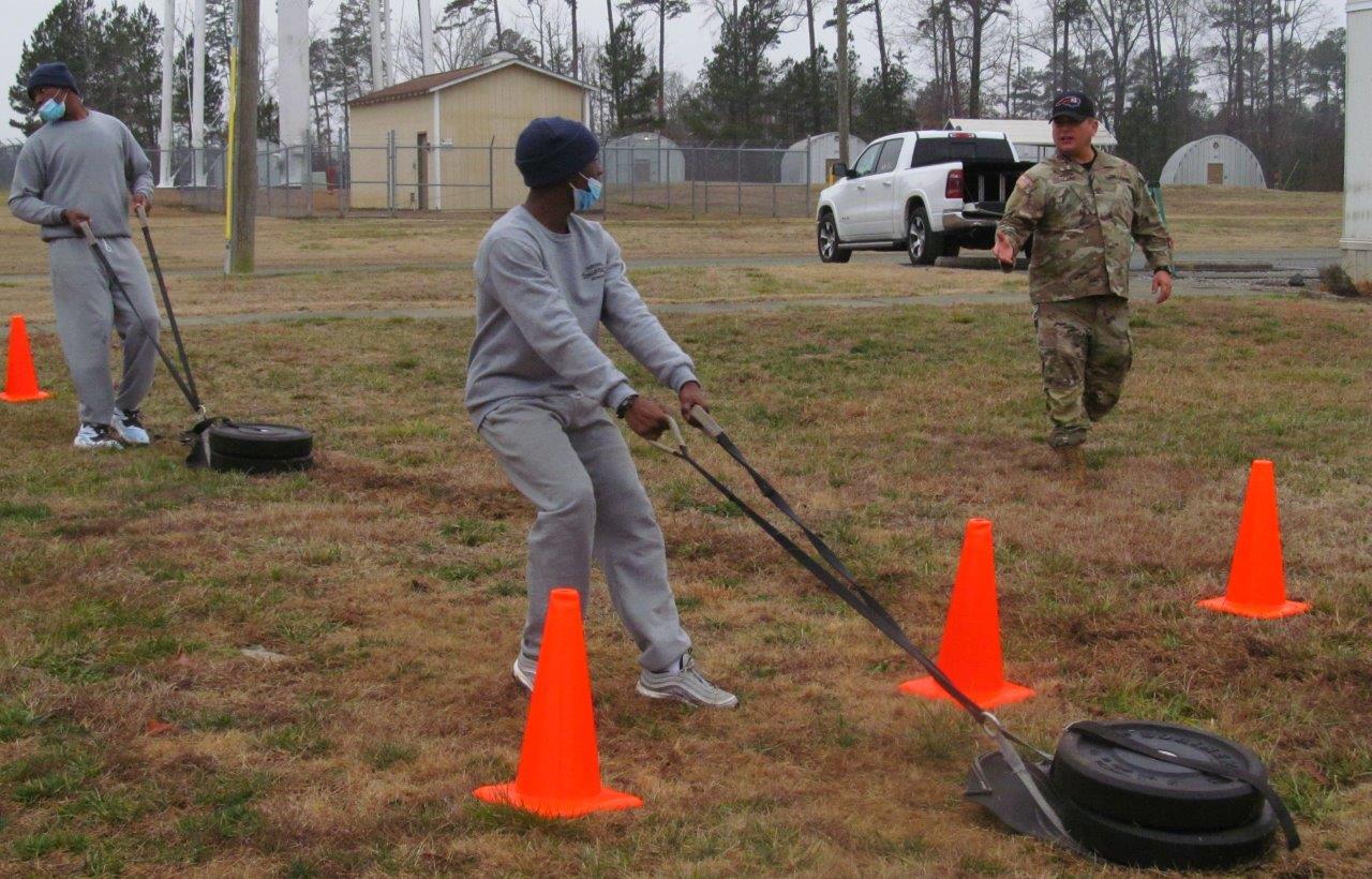 Candidates visited the North Carolina National Guard Training Facility ...