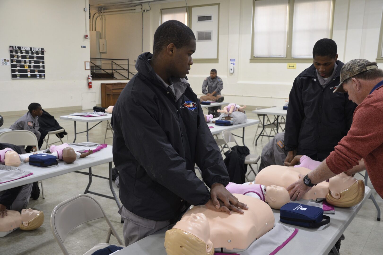 TCA Salemburg CPR Training - Tarheel ChalleNGe Academy